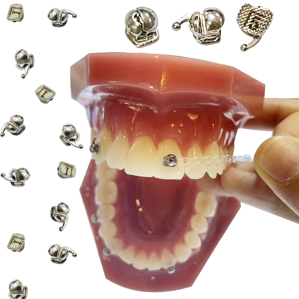 28 Pieces Dental Orthodontics Spherical Bracket 022 MBT Roth Non ...
