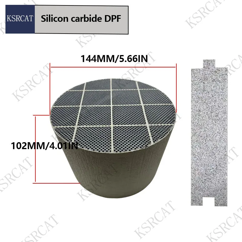 144-102mm-High-Quality-New-Low-Pressure-Loss-Catalytic-Diesel-Particulate-Filter-Universal ...