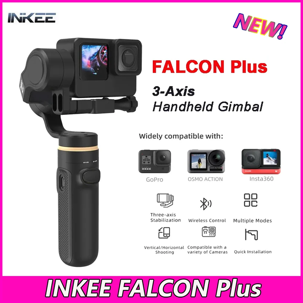 INKEE-FALCON-Plus-Action-Camera-Gimbal-Stabilizer-Handheld-for-OSMO ...