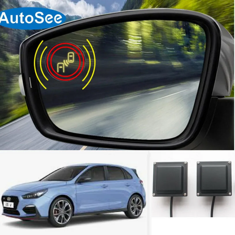 for-Hyundai-i30-car-blind-spot-zone-detection-BSD-alert-sensor-rearview ...