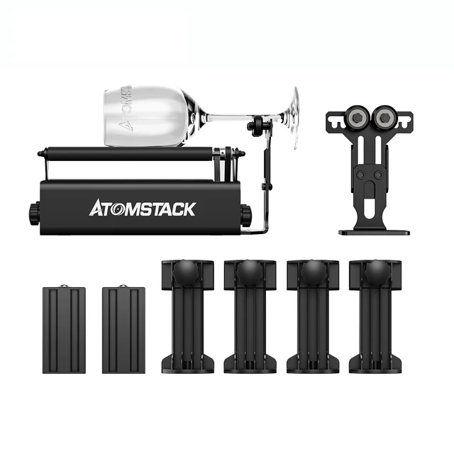 Atomstack Maker R1 PRO Multi-function Chuck and Roller Rotary ...