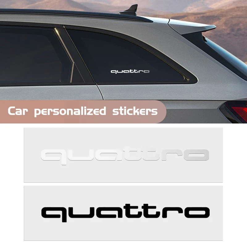 Car-Sticker-QUATTRO-Badge-Body-Window-Trunk-Decoration-Decal-Auto ...