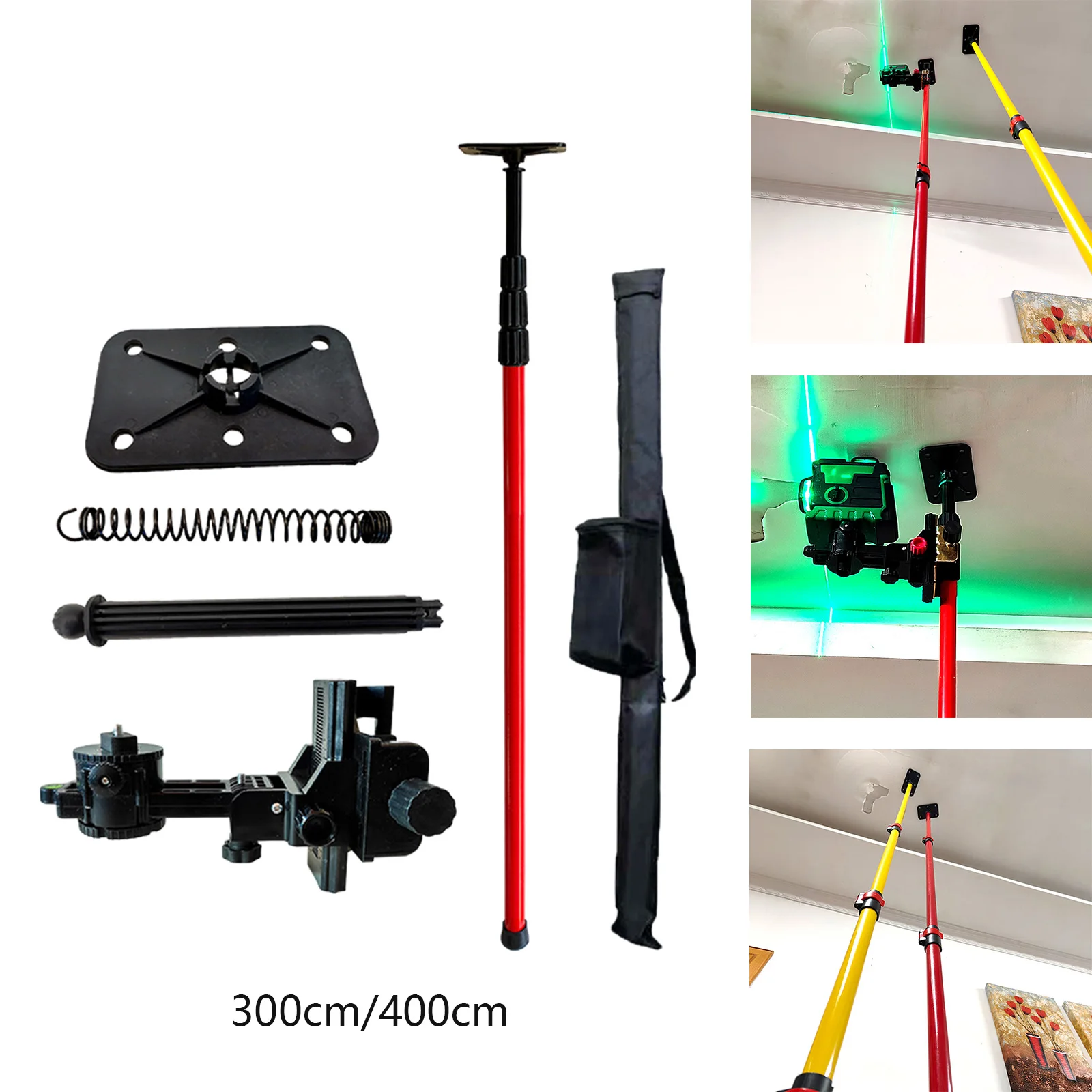 Laser-Level-Telescopic-Rod-Ceiling-Support-Artifact-Level-Lifting-Rod ...