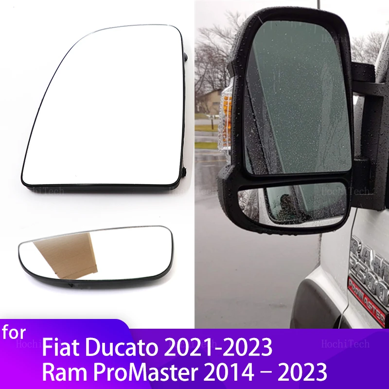 Left-Right-Wing-Mirror-Glass-Heated-Driver-Passenger-Side-For-Fiat ...