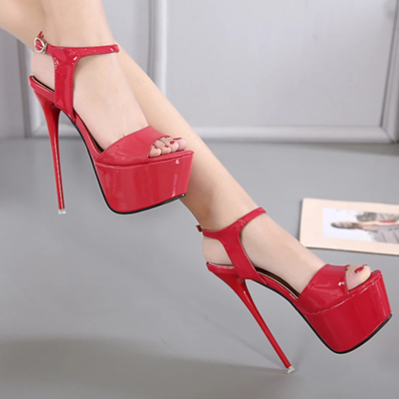 Women-s-red-black-high-heels-stiletto-brand-high-heels-16cm-sexy-pole ...