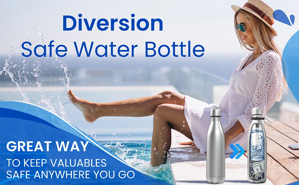 Boite a clé,Coffre-fort Secret pour bouteille d'eau, Diversion discrète ...