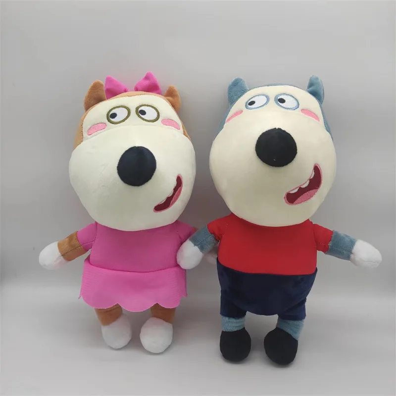 30cm Anime Wolfoo Family Plush Toys Cartoon Plushie Lucy Soft Stuffed ...