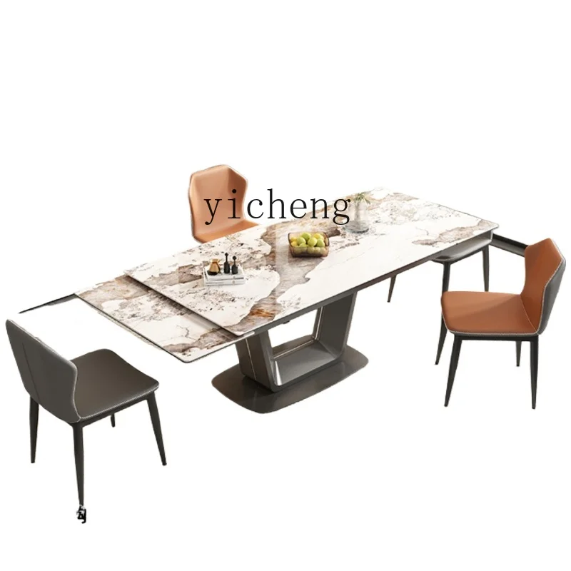 Tqh-Table-Manger-R-tractable-Rectangulaire-Pliante-Plaque-de-Pierre ...