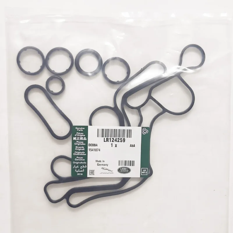 LR124259-LR061969-Oil-Filter-Housing-Gasket-Seal-for-Jaguar-XF-XJ-Land ...