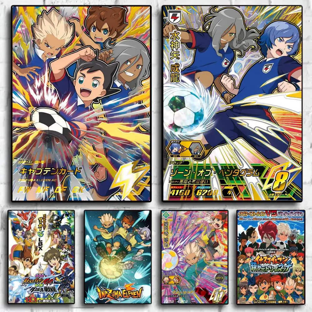 Inazuma-Eleven-Classic-Movie-Posters-Waterproof-Paper-Sticker-Coffee ...
