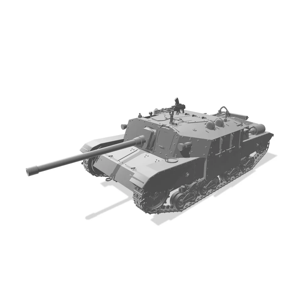 SSMODEL 72691 V1.7 1/72 3D Printed Resin Model Kit IA M43 46X 75mm Gun ...