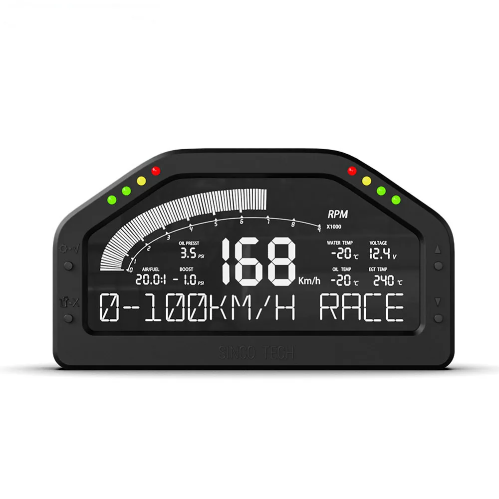 Universal-Dash-Race-Display-Wire-Harness-Set-Dashboard-LCD-Screen-Gauge ...