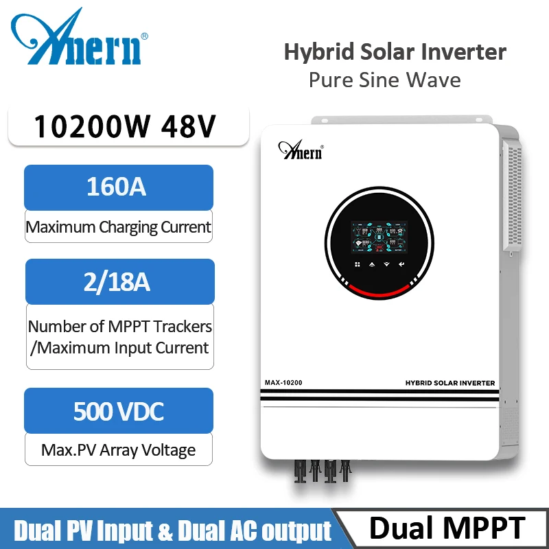Anern-10-2KW-Hybrid-Inverter-Off-Grid-Inverter-48v-on-Grid-Solar ...