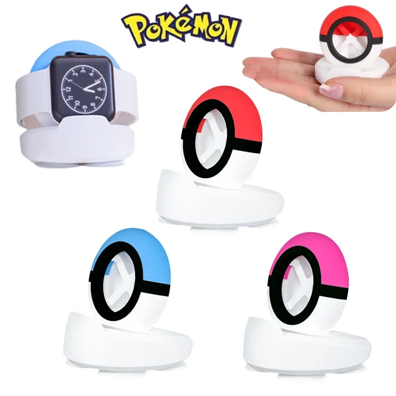 Pokemon-Pokeball-for-Apple-Watch-Silicone-Charging-Stand-Holder-for ...