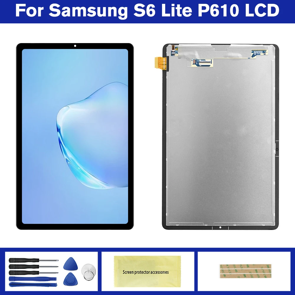 For Samsung For Galaxy Tab S6 Lite P610 P615 P615N P617 LCD Screen ...