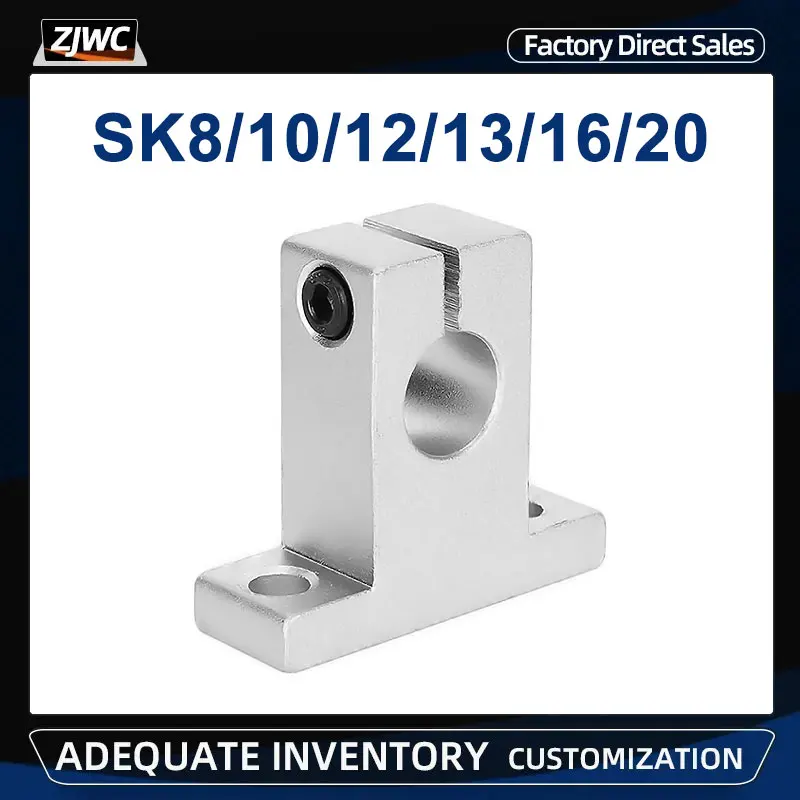 1pc-SK8-SK10-SK12-SK13-SK16-SK20-High-Quality-Shaft-Support-Linear ...