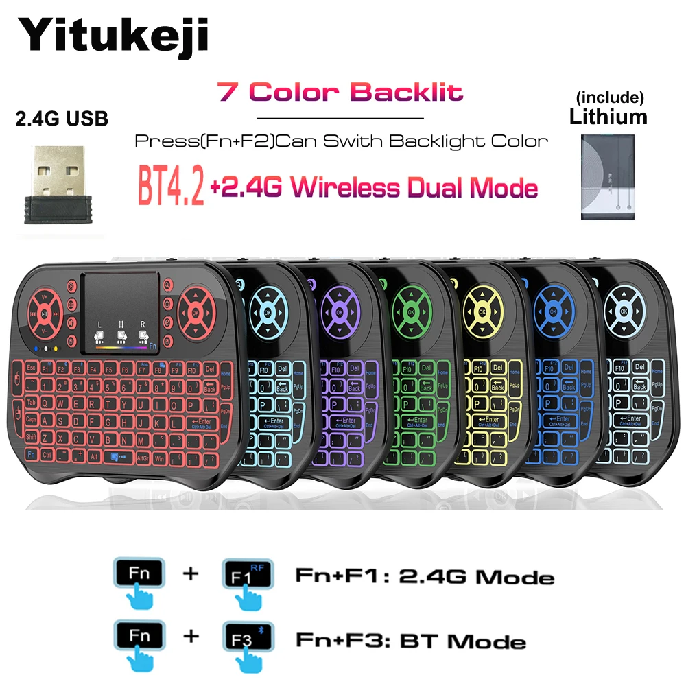 Yitukeji-Bluetooth-Mini-Wireless-Keyboard-2-4G-USB-English-Russian ...
