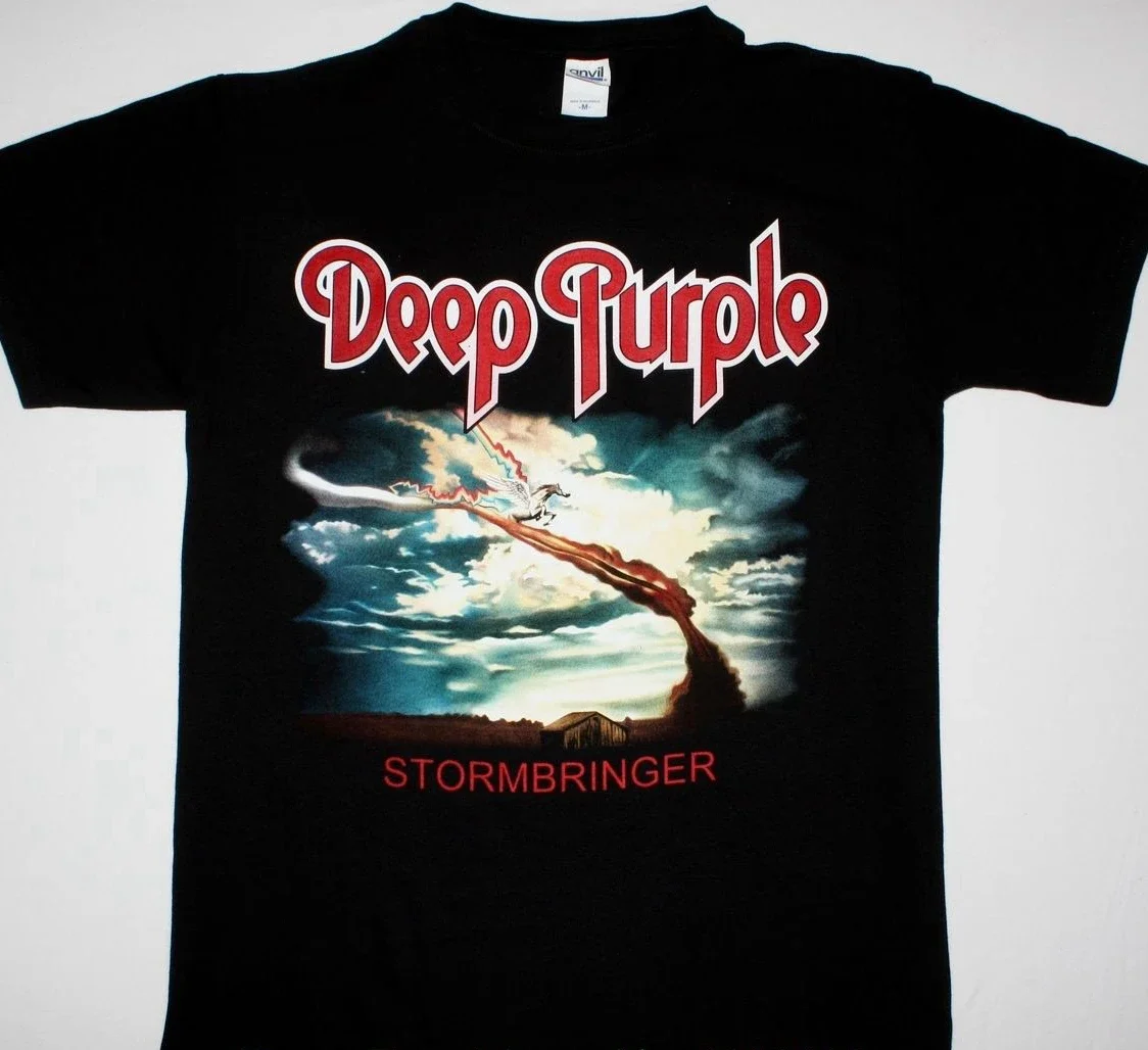 Deep-Purple-Stormbringer-Preto-Camiseta-Coverdale-Blackmore-Rainbow ...
