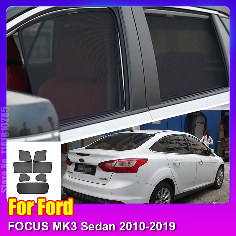 FOCUS MK3 Sedan 2010-2019 Car Window Front Shield SunShade Windshield ...