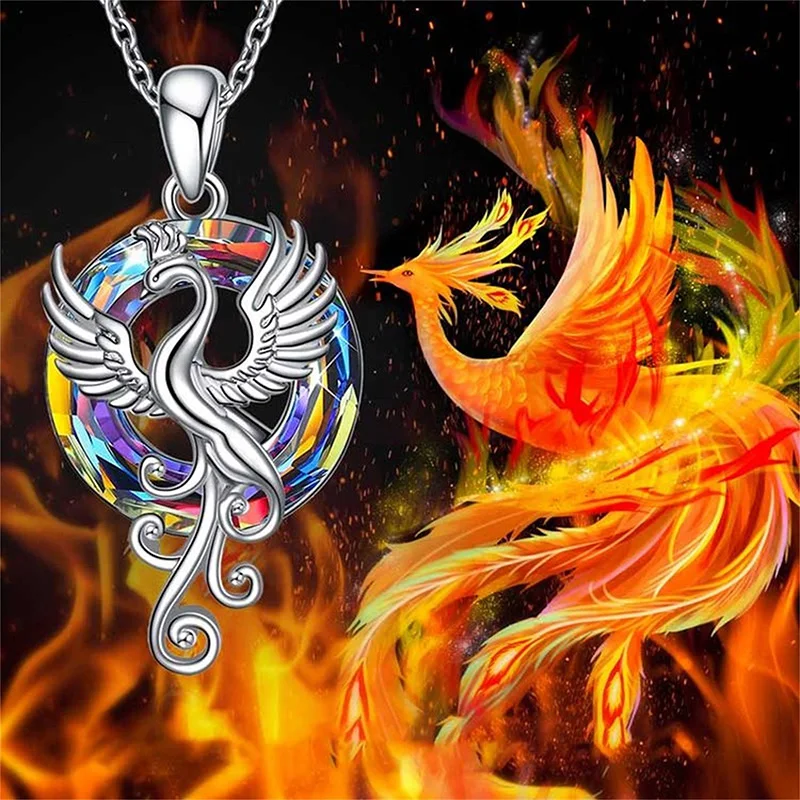 Personalizado-Colorido-Phoenix-Crystal-Pendant-Necklace-J-ias-Moda-para ...