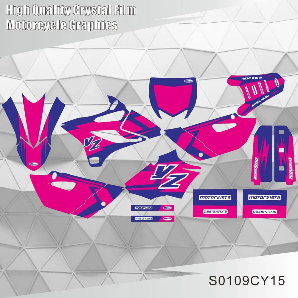 For YAMAHA YZ85 YZ 85 2015 2016 2017 2018 2019 2020 2021 Graphics ...