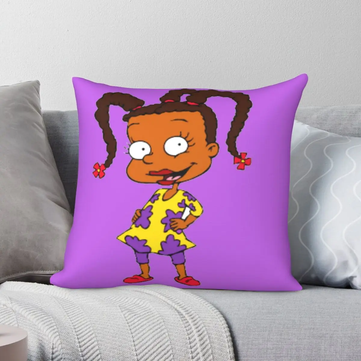 Susie-Carmichael-Square-Pillowcase-Polyester-Linen-Velvet-Creative-Zip ...