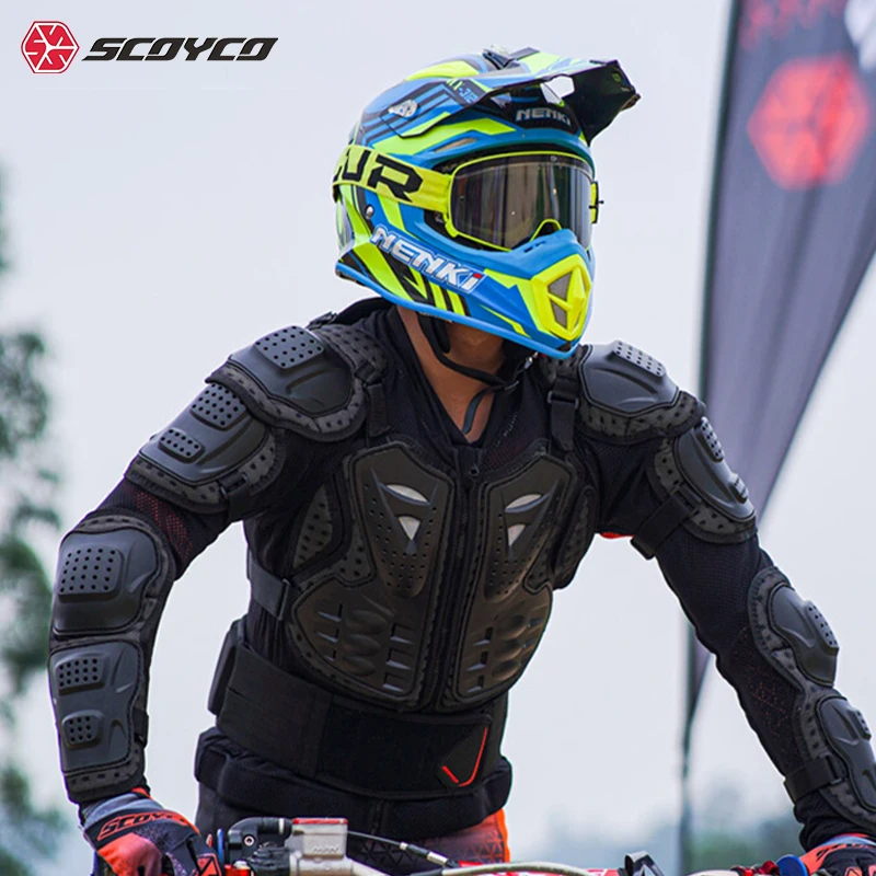 SCOYCO Motorcycle Body Armor Men Motocross Racing Armor Jacket Vest ...