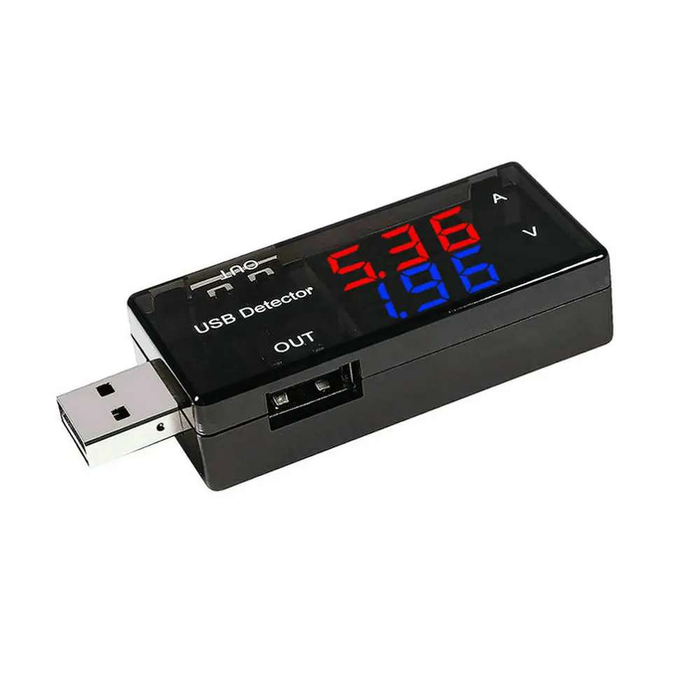 Red-Blue-USB-Charger-Tester-Doctor-Voltage-Current-Meter-Voltmeter ...