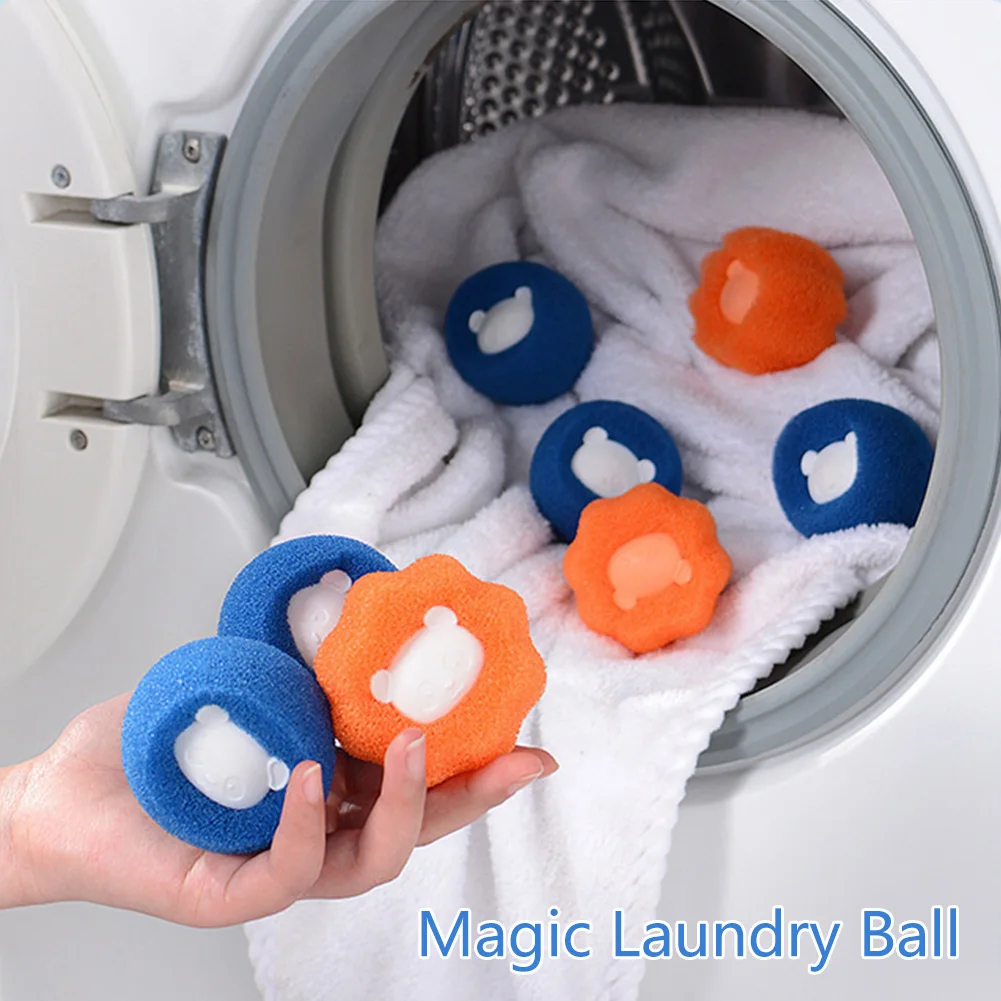 Magic Laundry Ball Kit Hair Remover Pet Clothes Cleaning Tool Removes ...