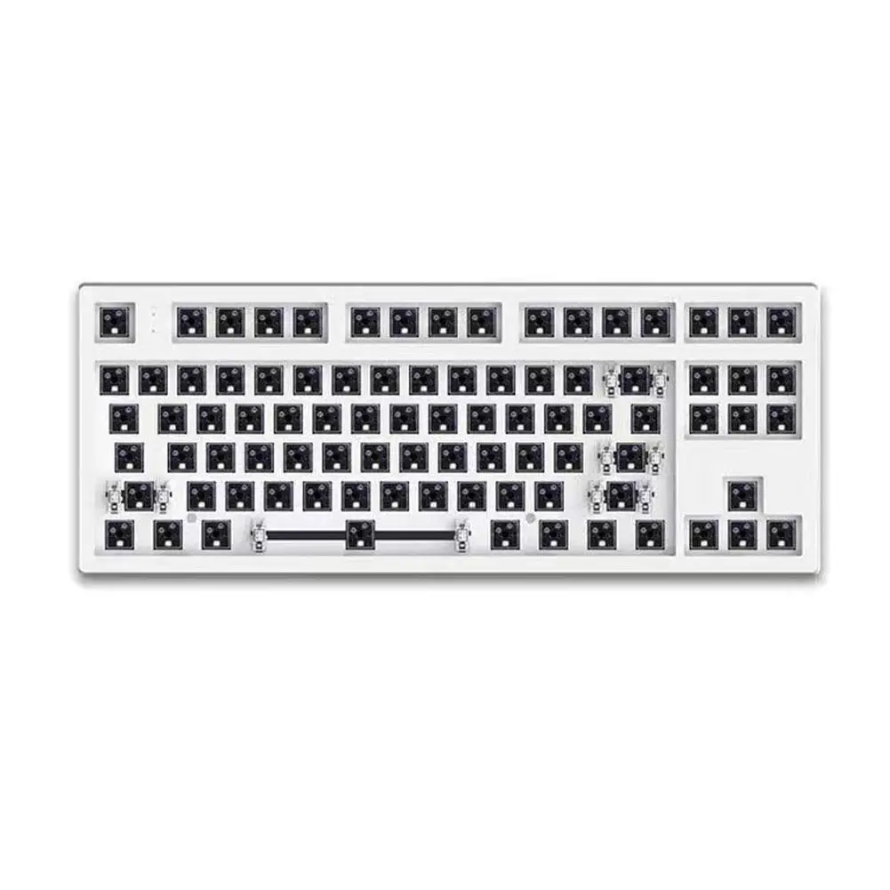 MK870 Kit Mechanical Keyboard Kit Full RGB Backlit LED Hot Swappable ...