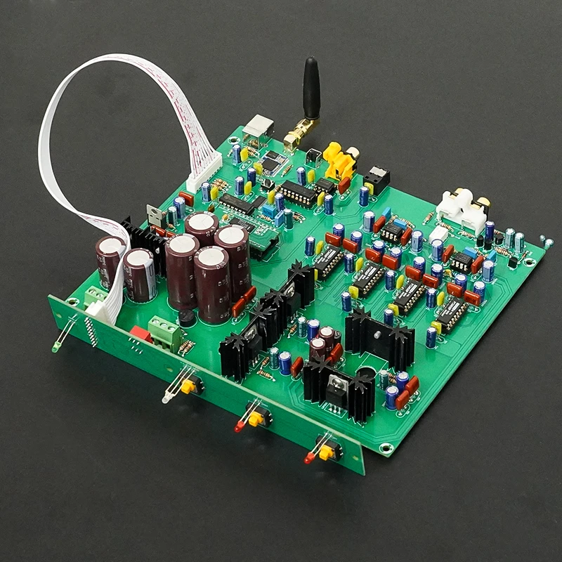 Nvarcher PCM56 듀얼 병렬 디코더 보드 USB 블루투스 광섬유 동축 입력 TDA1541 DAC 너머 ...