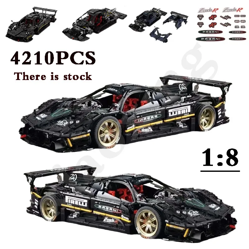 New-MOC-73R-Supercar-Track-Edition-Racing-4210PCS-Assembled-Patchwork ...