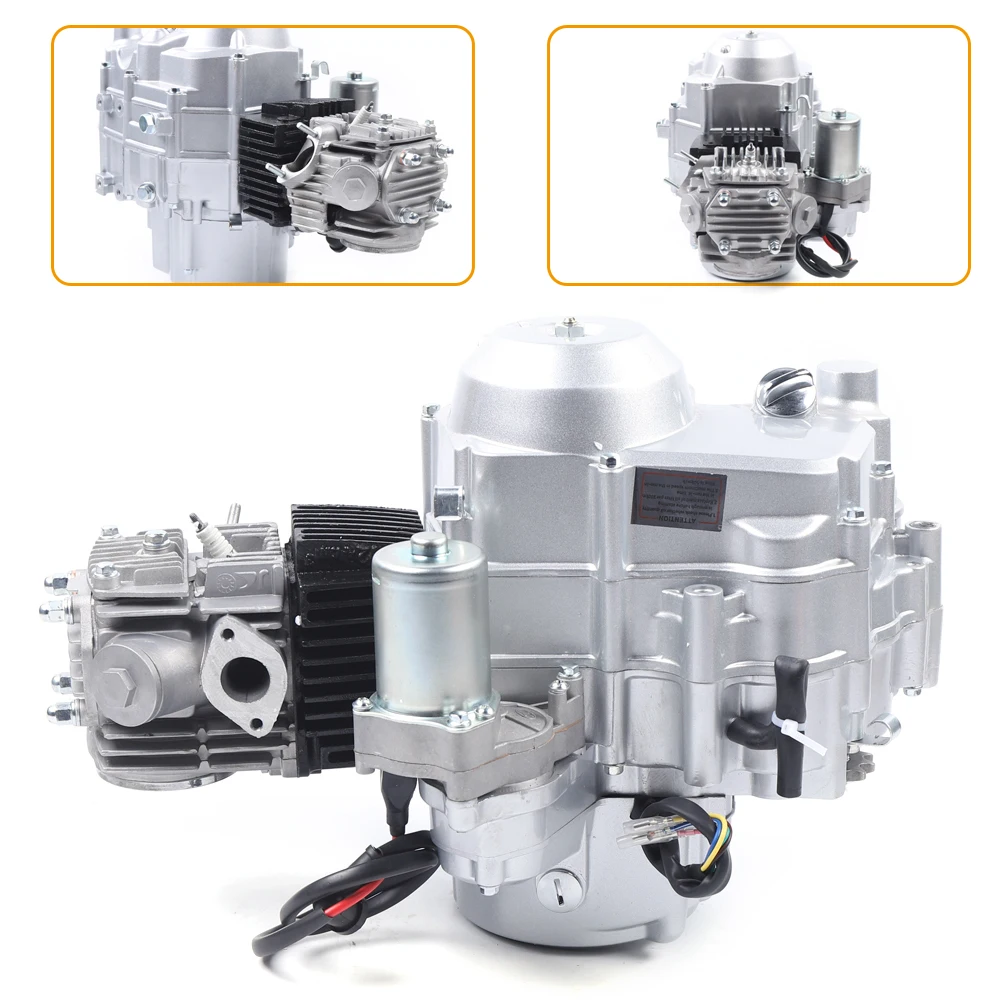 110cc-4Stroke-Air-Cooled-Engine-Motor-Electric-Start-For-50cc-70cc-90cc ...