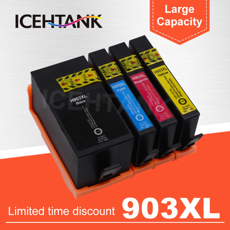 ICEHTANK Compatible Ink Cartridge For HP 903 903XL For HP OfficeJet Pro ...