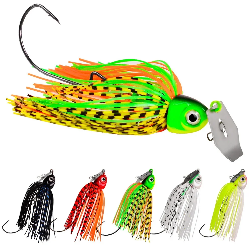 12g-15g-20g-Wire-Bait-Spinner-Weedless-Fishing-Chater-Lure-Artificial ...