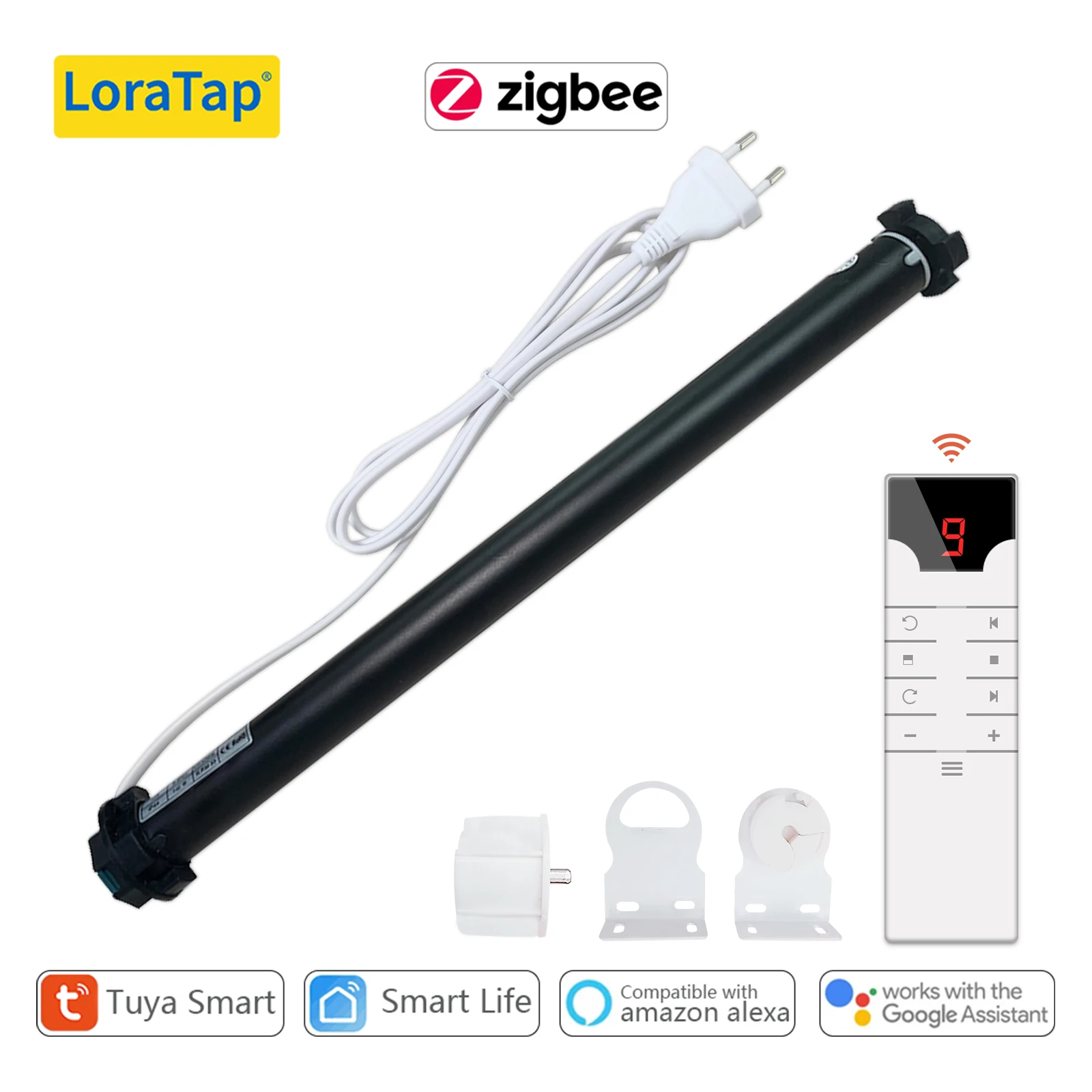 LoraTap-Motor-de-persiana-enrollable-Tuya-Zigbee-enchufe-europeo-para ...
