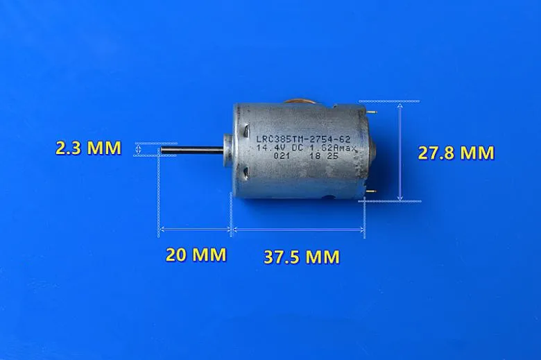 Első Golyócsapágy Rs385 12V 14.4V 14700Rpm 385 Dc Motor Nagysebességű ...