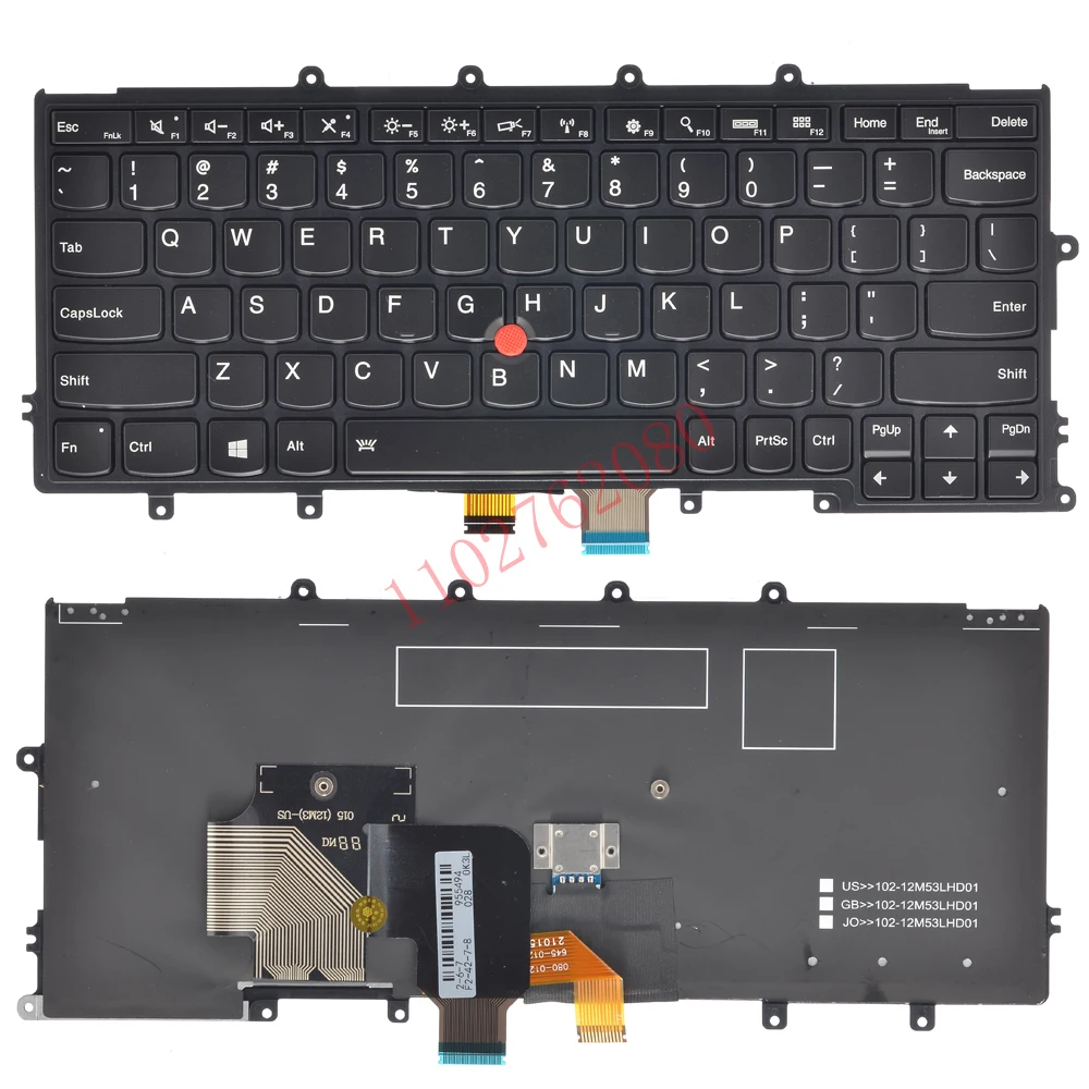Laptop Replacement US Layout Keyboard for Lenovo ThinkPad X270(20K5 ...