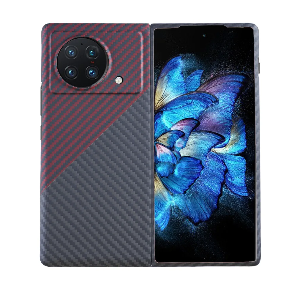 Carbon-Fiber-Plastic-For-VIVO-X-Fold-Plus-Case-Hard-Folding-Shell ...