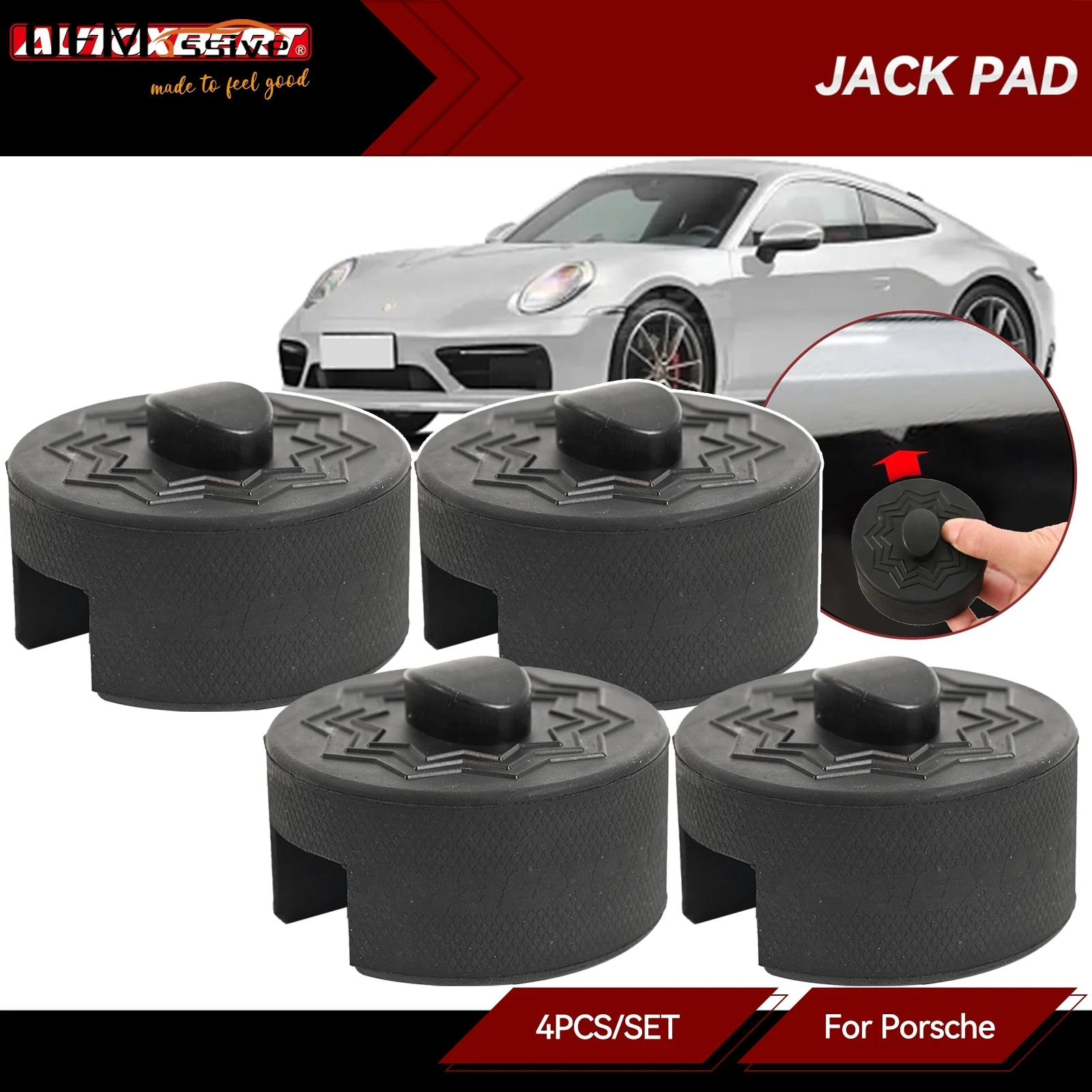 Car Lifting Jack & Jack Stand Adapter Repair Tool Frame Protector For ...