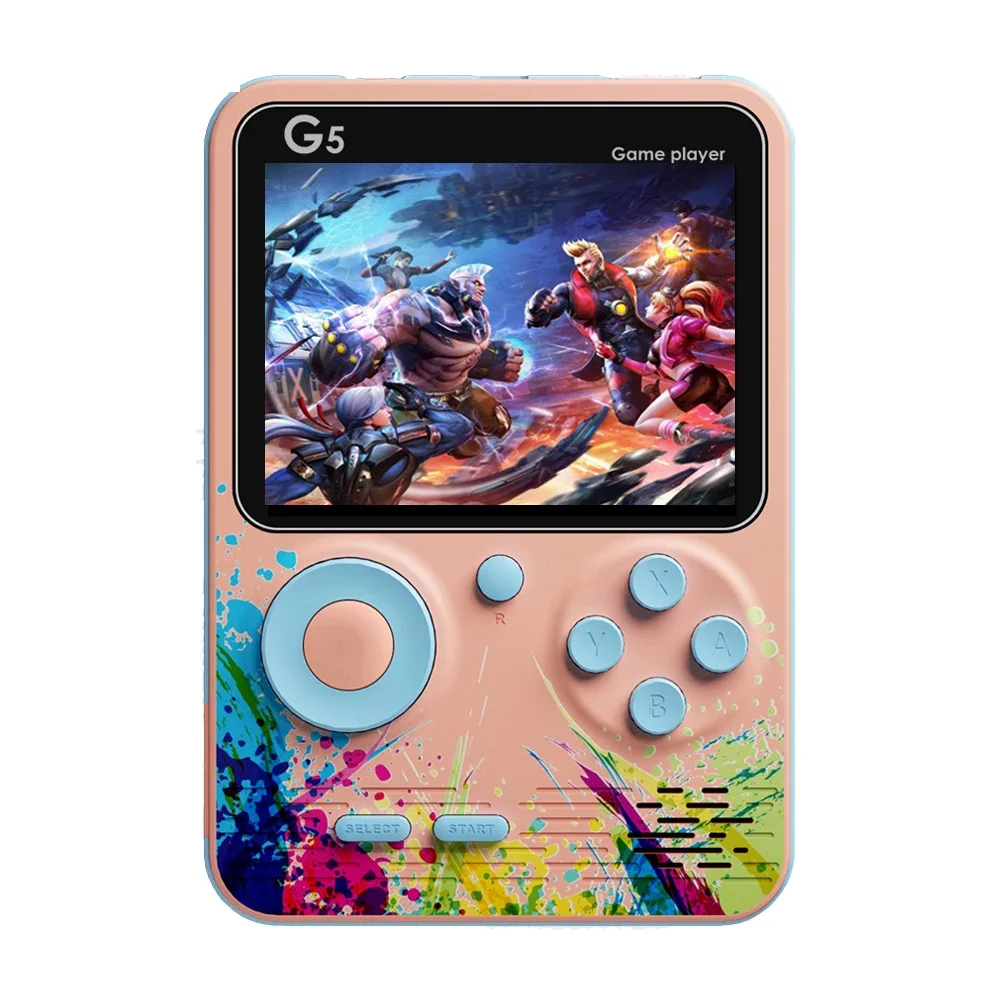 G5-Hand-Held-Gaming-Device-500-Retro-Games-Video-Game-Consoles-AV-Out ...