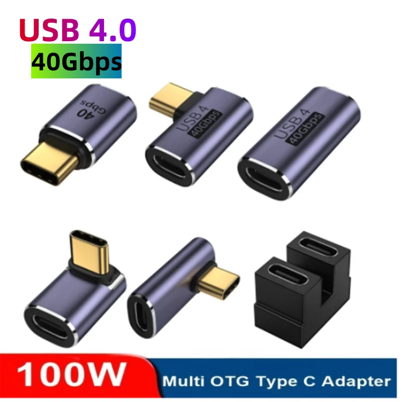 Multiple-USB-C-F-Adapter-L-Shape-Angle-Elbow-Adapter-USB-C-Female-Type ...