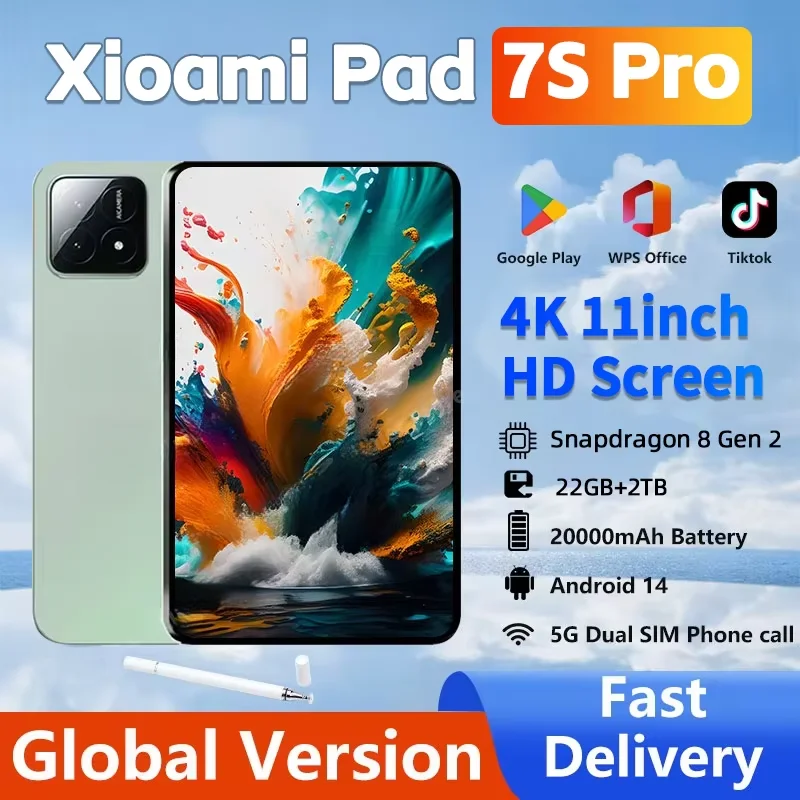 2024-Original-Global-Version-Pad-6s-Pro-Tablet-Android-14-Snapdragon-8 ...