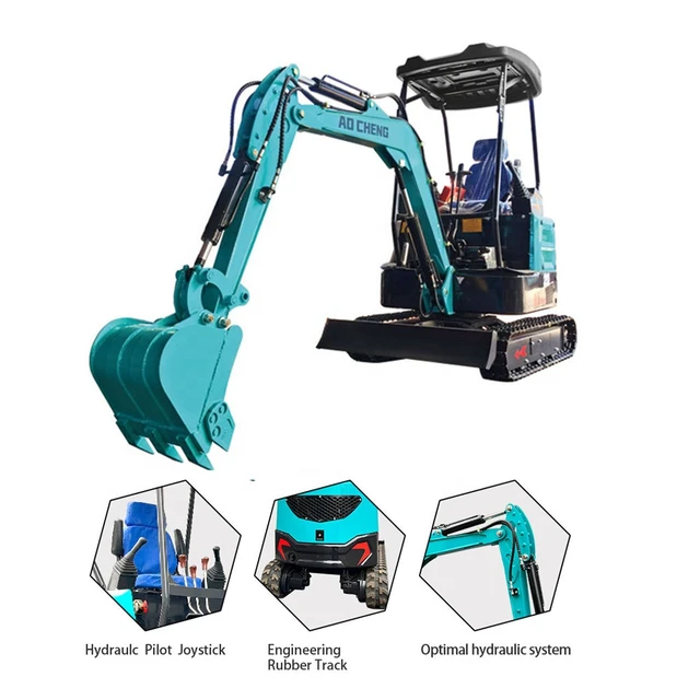 Ton Mini Digger Wheel Hydraulic Excavator Small Mini Wheel, 51% OFF