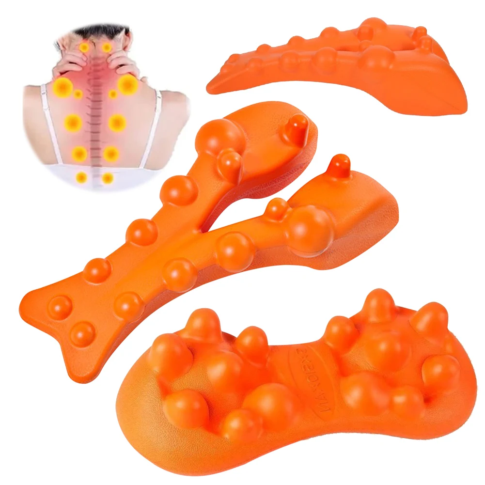 Cervical-Traction-Device-Ergonomic-Trigger-Point-Massager-Tool-Portable ...