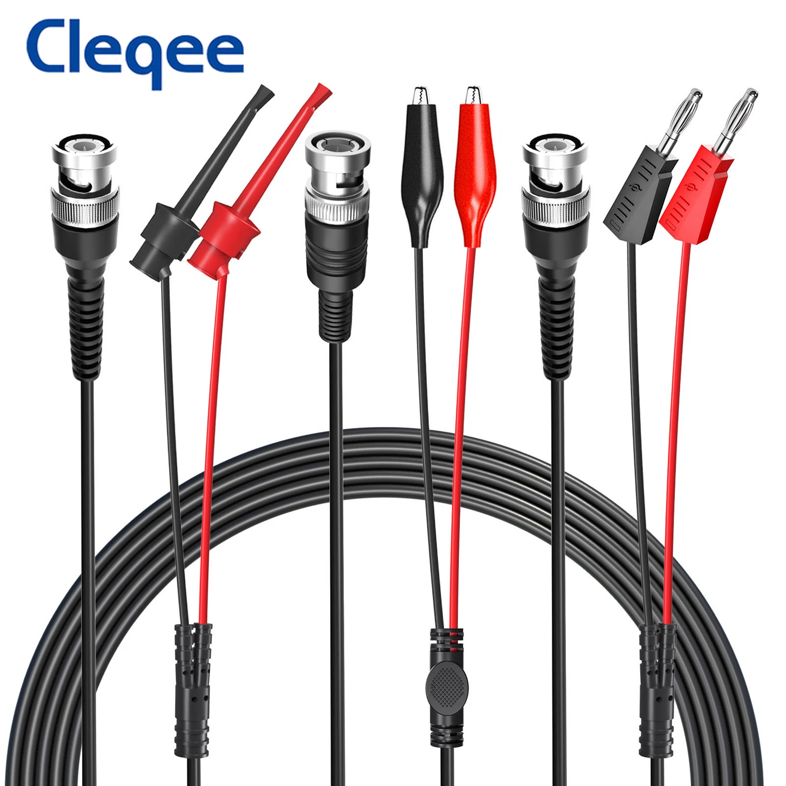 Cleqee P1197b Bnc Test Lead Kit Test Hook Alligator Clip 4mm Banana ...