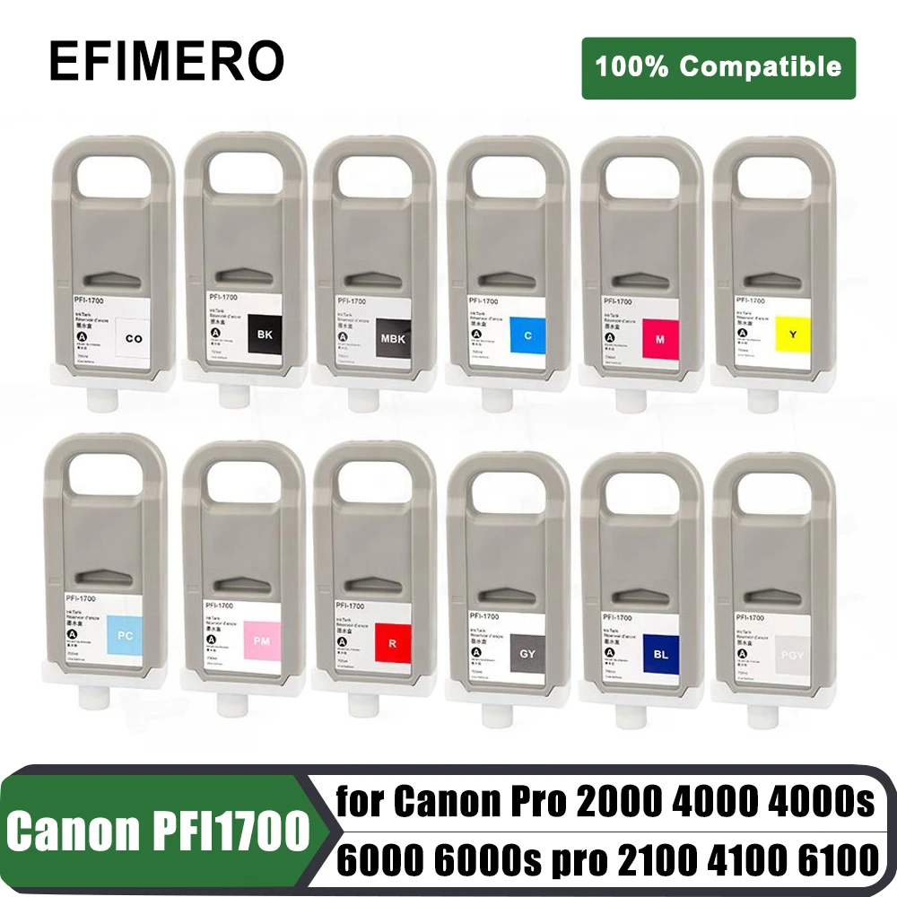 PFI-1700-PFI1700-PFI-1700-Inkjet-Ink-Cartridge-100-Compatible-for-Canon ...