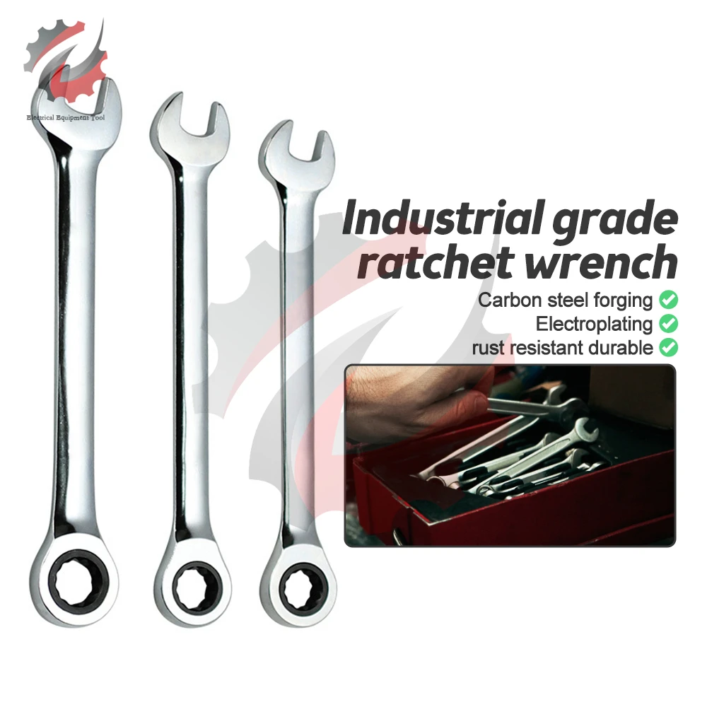 6-17mm-Ratchet-Combination-Wrenches-with-Keys-Gear-Ring-Reversible ...