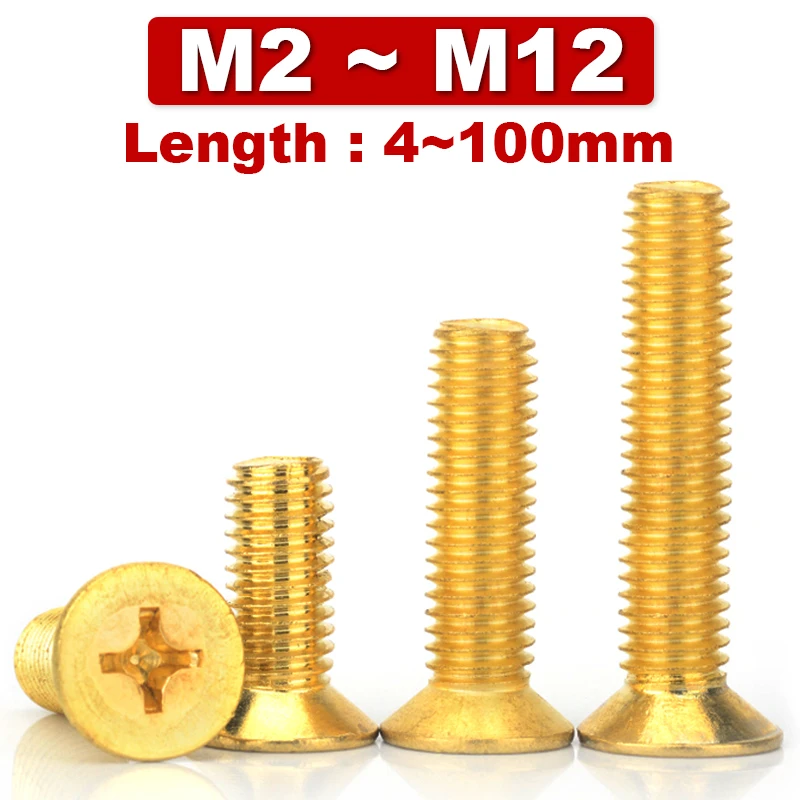 M2-M2-5-M3-4-5-6-8-10-12-Brass-Phillips-Countersunk-Machine-Screws ...