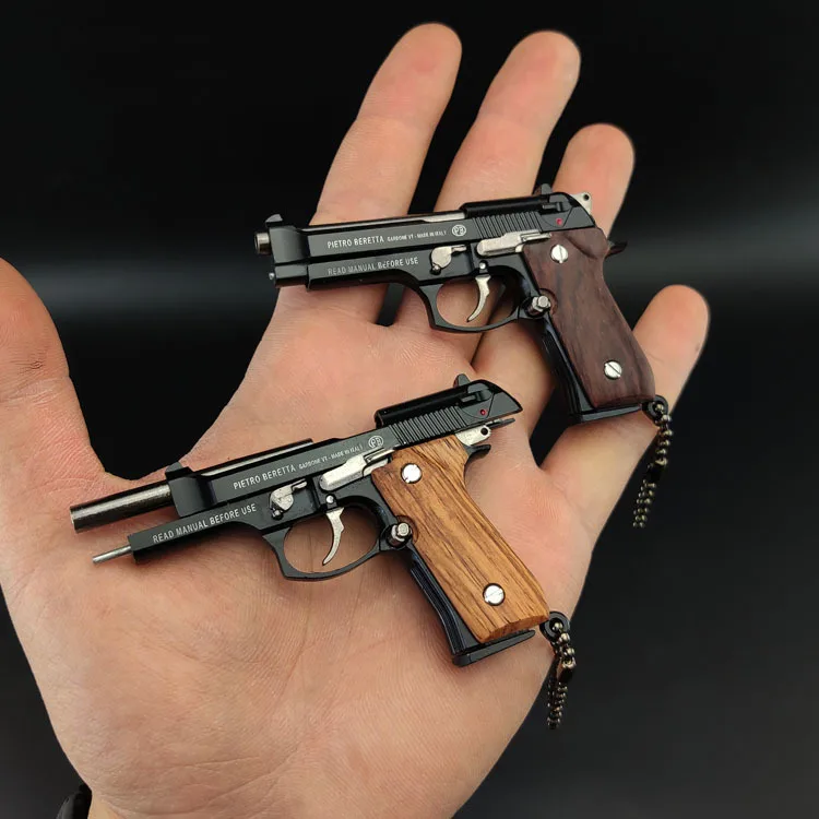 Glock 17 Fidget Toy PUBG Keychain Mini Metal Desert Eagle Glock G17 ...